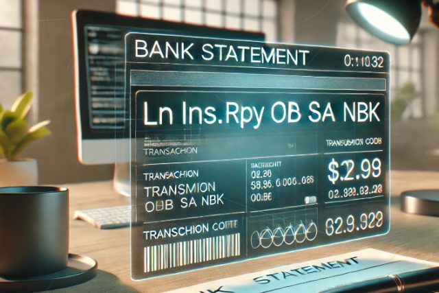 Arti LN Ins.Rpy OB SA Nbk di Transaksi Bank BRI